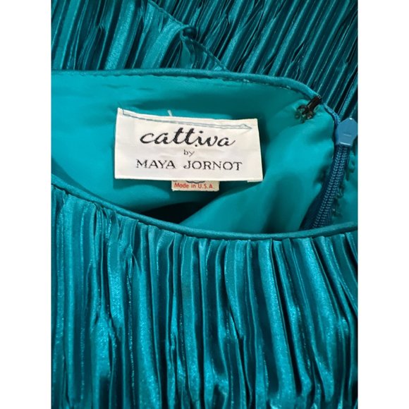 Cattiva | Dresses | Vintage Cattiva Dress Incredible Pleated Dress 8s ...